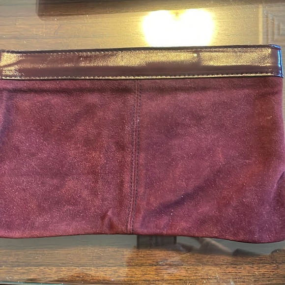 Letisse | Bags | Vintage Maroon Suede Clutch By Letisse | Poshmark